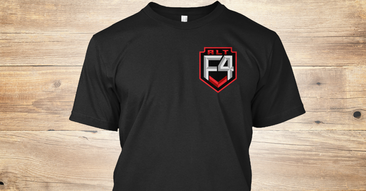 Alt F4 Logo Tees - RLT F4 Products from Alt F4 Merchandise