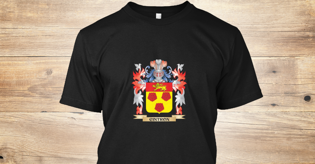 Cintron Coat Of Arms Family Crest Products
