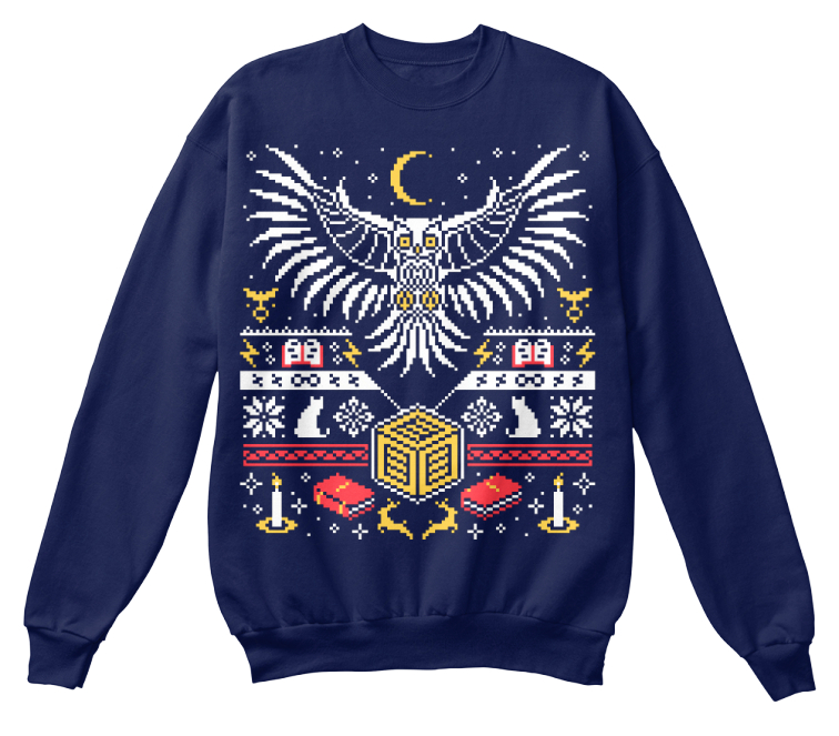 OWLCRATE Pixel-Art Sweater-Style-Design: Teespring Campaign
